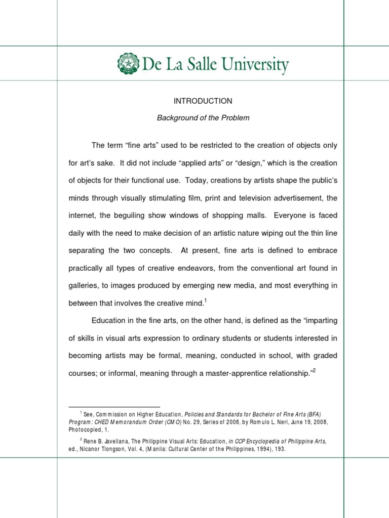 6chapter 1 Dlsu PDF | PDF | Metro Manila | Thesis
