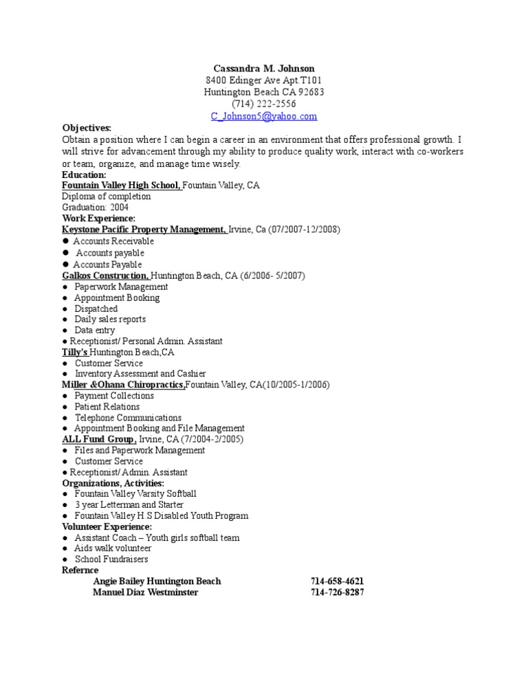 Cassandra M | PDF