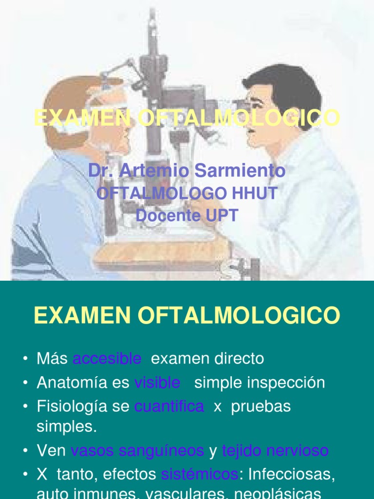 Examen Oftalmolog 2013 Upt | PDF | Ojo humano | Enfermedades del ojo y ...