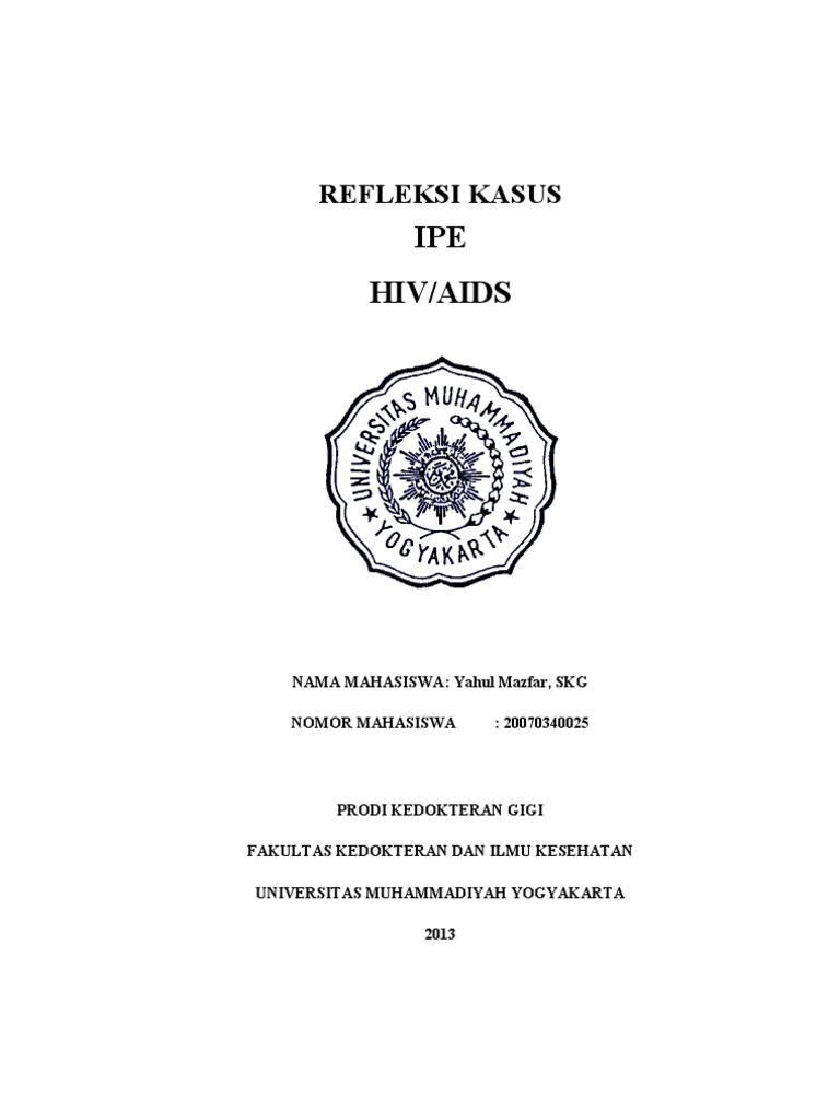 Refleksi Kasus Ipe Aids | PDF | Sains & Matematika