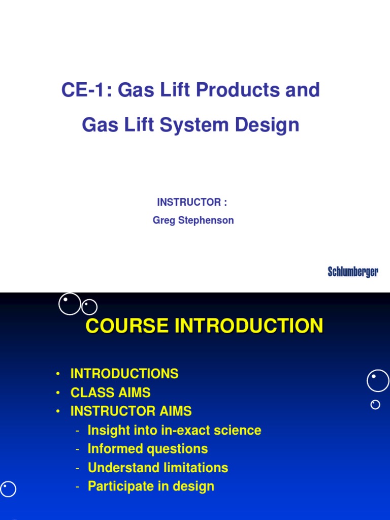 Gas Lift Presentation #1 | PDF | Petroleum Reservoir | Valve