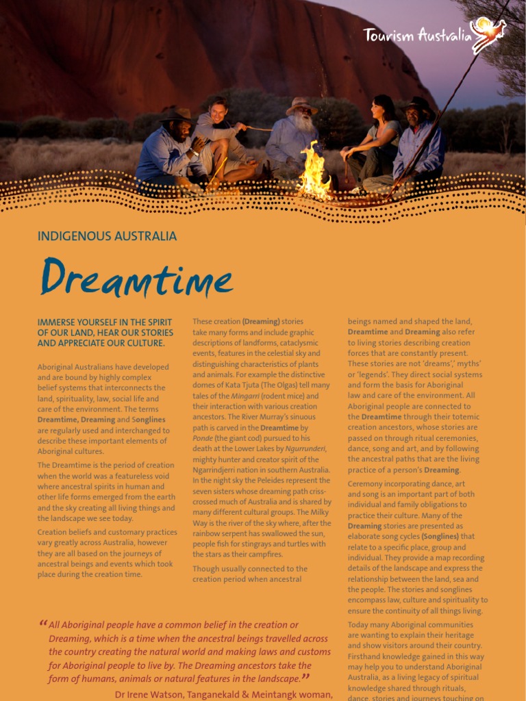 Dreamtime Aboriginal Culture Fact Sheet | Indigenous Australians ...