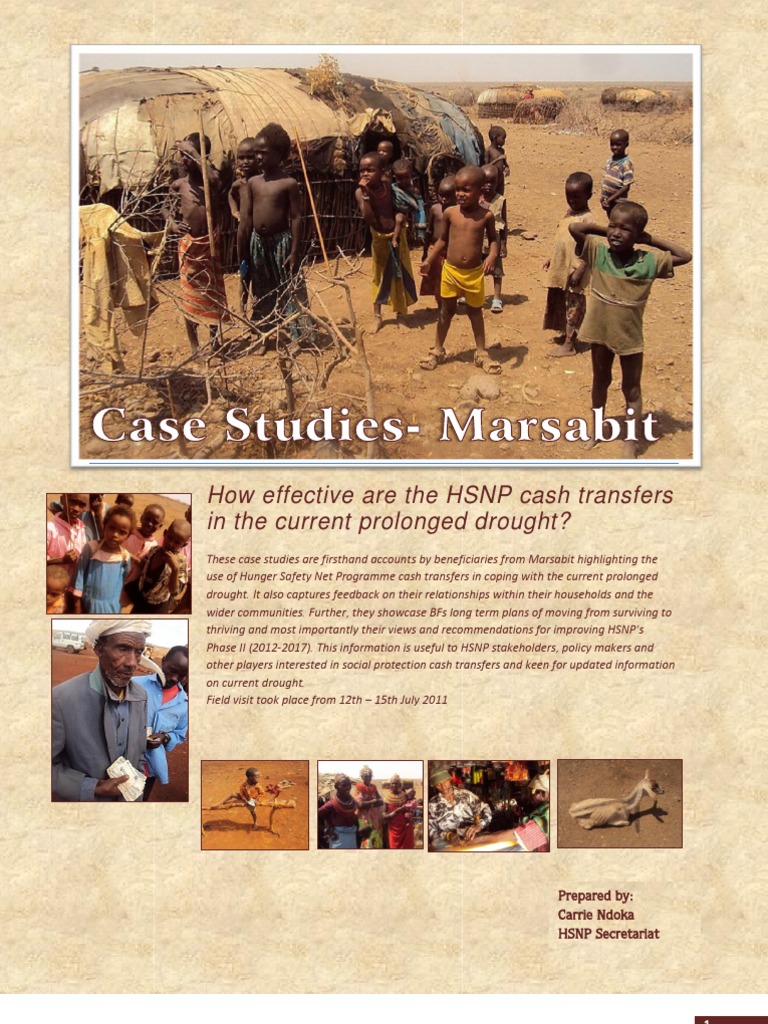 Case Study Report On Coping With Drought Through HSNP CTs - Marsabit | PDF | Cash Transfers ...