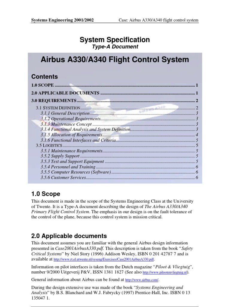 A330 | PDF | Aircraft Flight Control System | Fault Tolerance