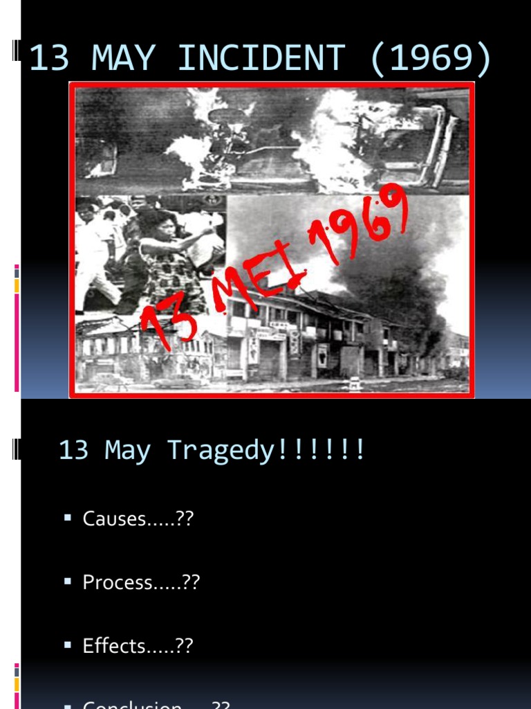 13 May Incident (1969) | PDF | Singapore | World Politics