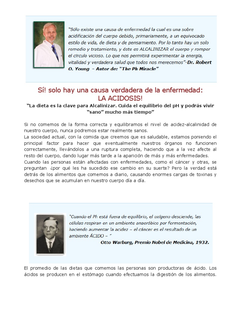 Dieta Alcalina: Clave para la Salud | PDF | Digestión | Alimentos