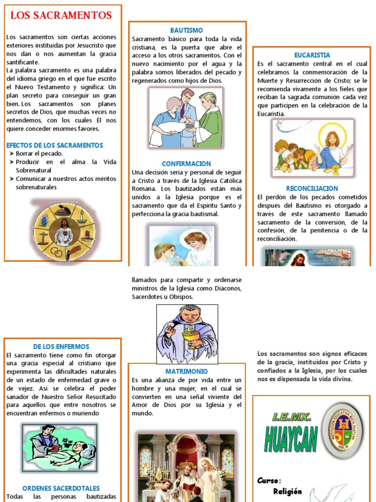 Los Sacramentos | PDF | Salud y bienestar | Estilo de vida