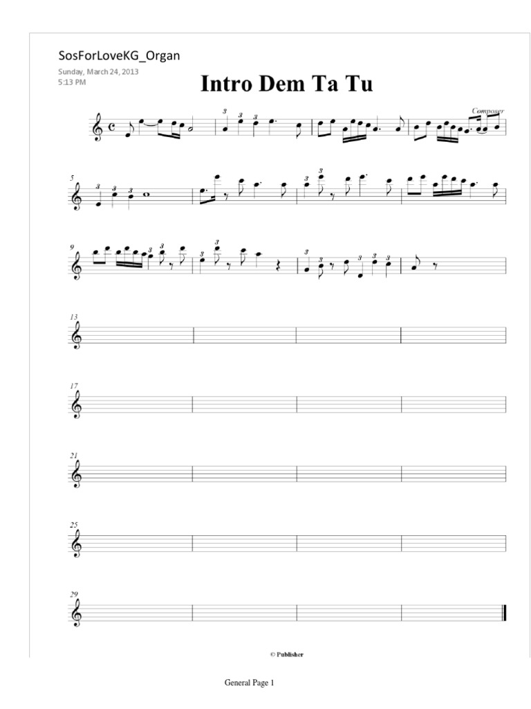 Intro Dem Ta Tu | PDF