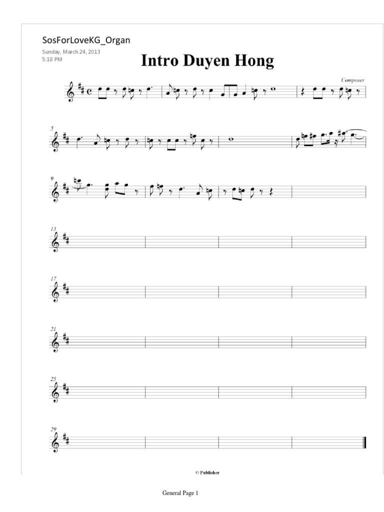 Intro Duyen Hong | PDF