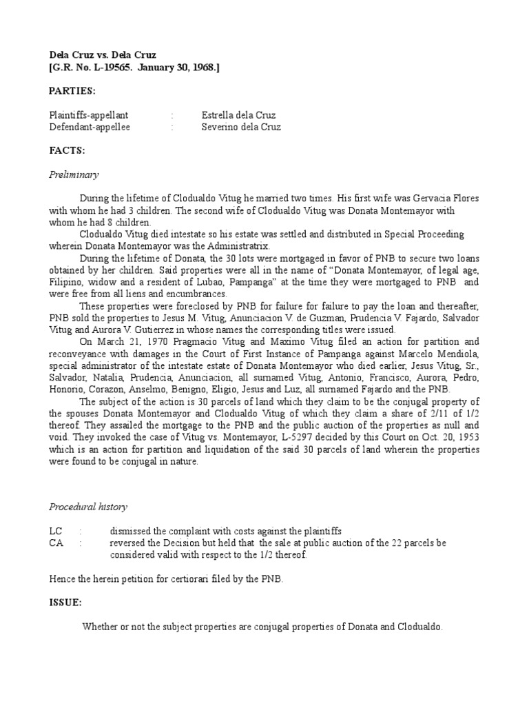 PNB vs. CA | PDF | Mortgage Law | Marriage