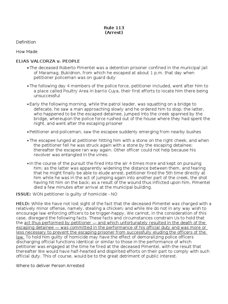 Rule 113 | PDF | Bail | Search Warrant