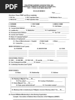 PNA Membership Renewal Application Form | PDF
