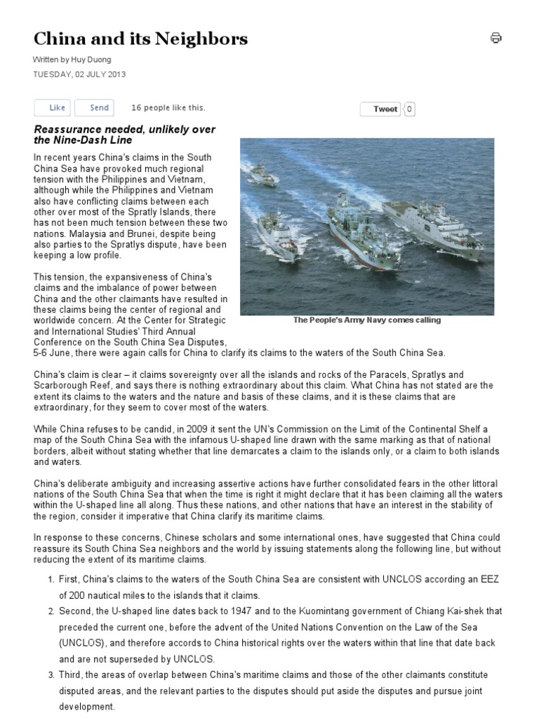 Asia Sentinel - China and Its Neighbors | Download Free PDF | South ...