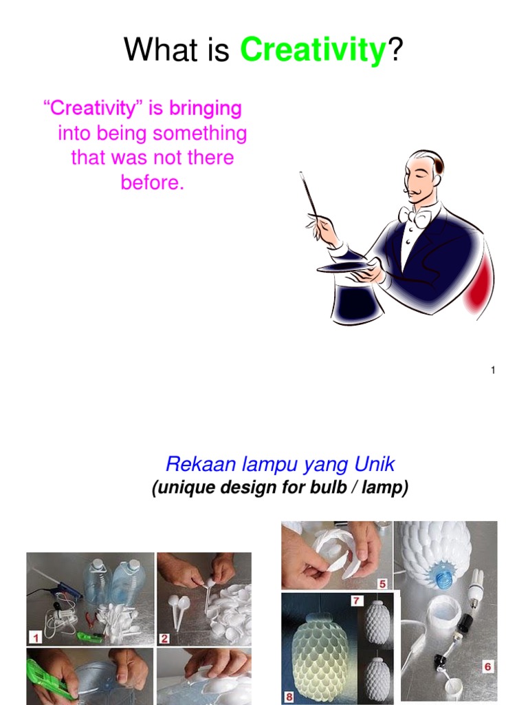 1 Introduction To Creativity | PDF | Invention | Creativity