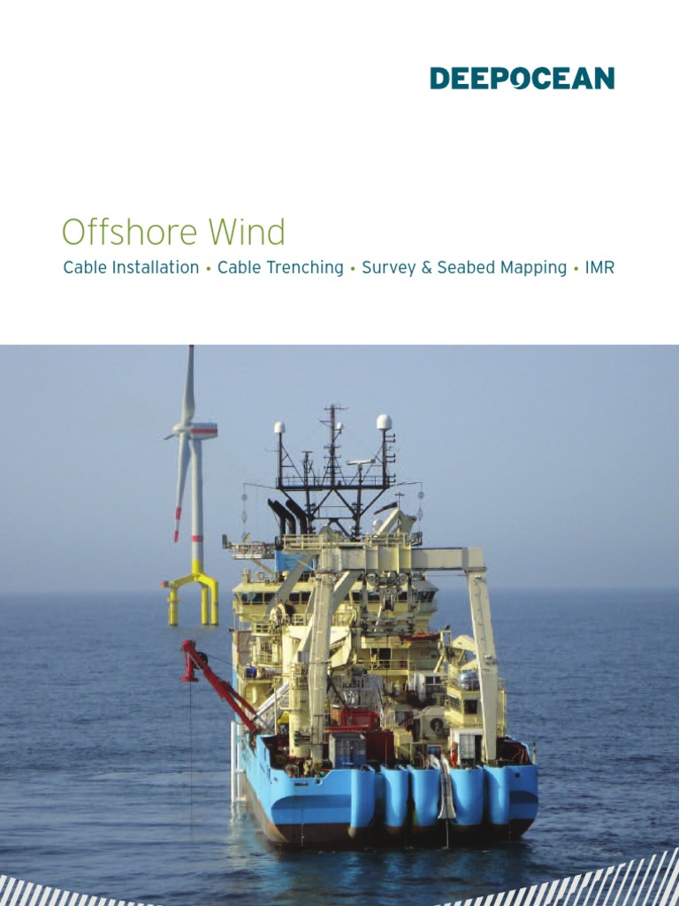 Offshore Wind: Cable Installation Cable Trenching Survey & Seabed ...