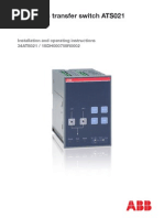 ABB ATS022 Manual 1SDH000760R0002 | PDF | Electromagnetic Compatibility | Switch