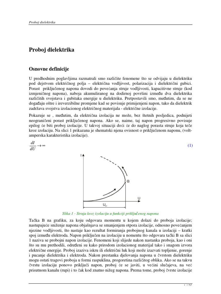 Proboj Dielektrika | PDF