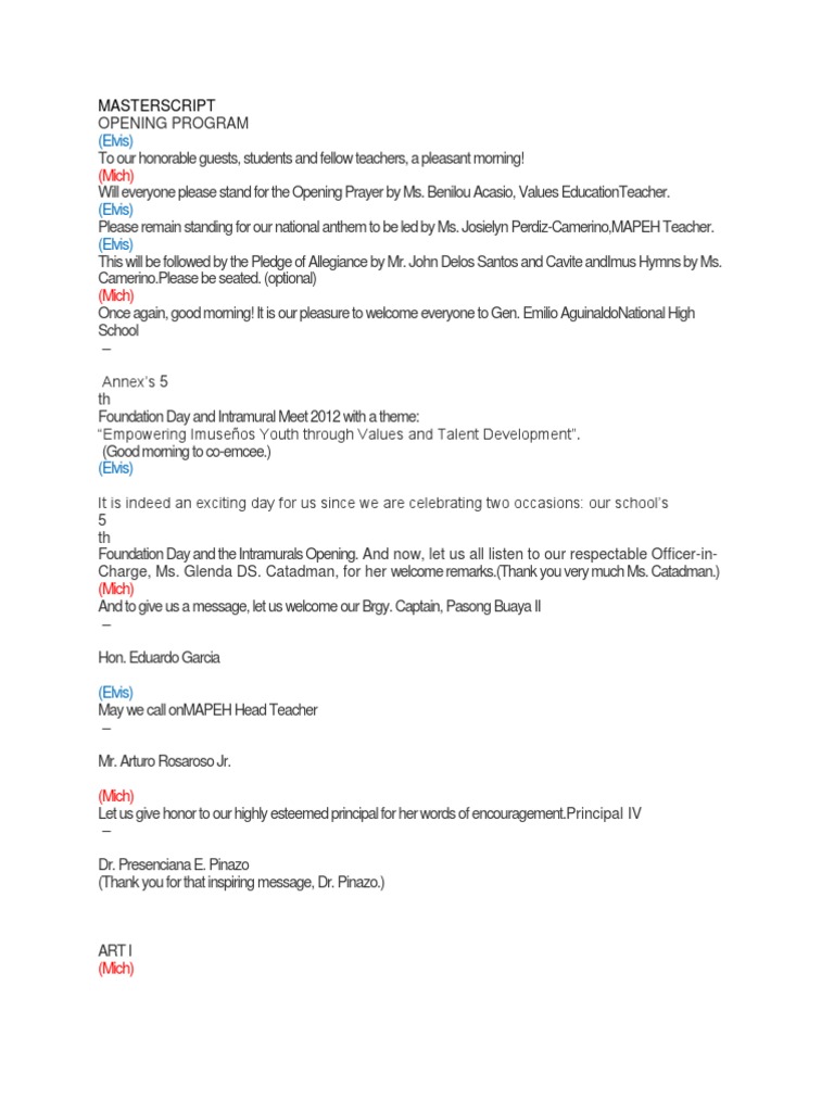 Master Script | PDF | Religion And Belief