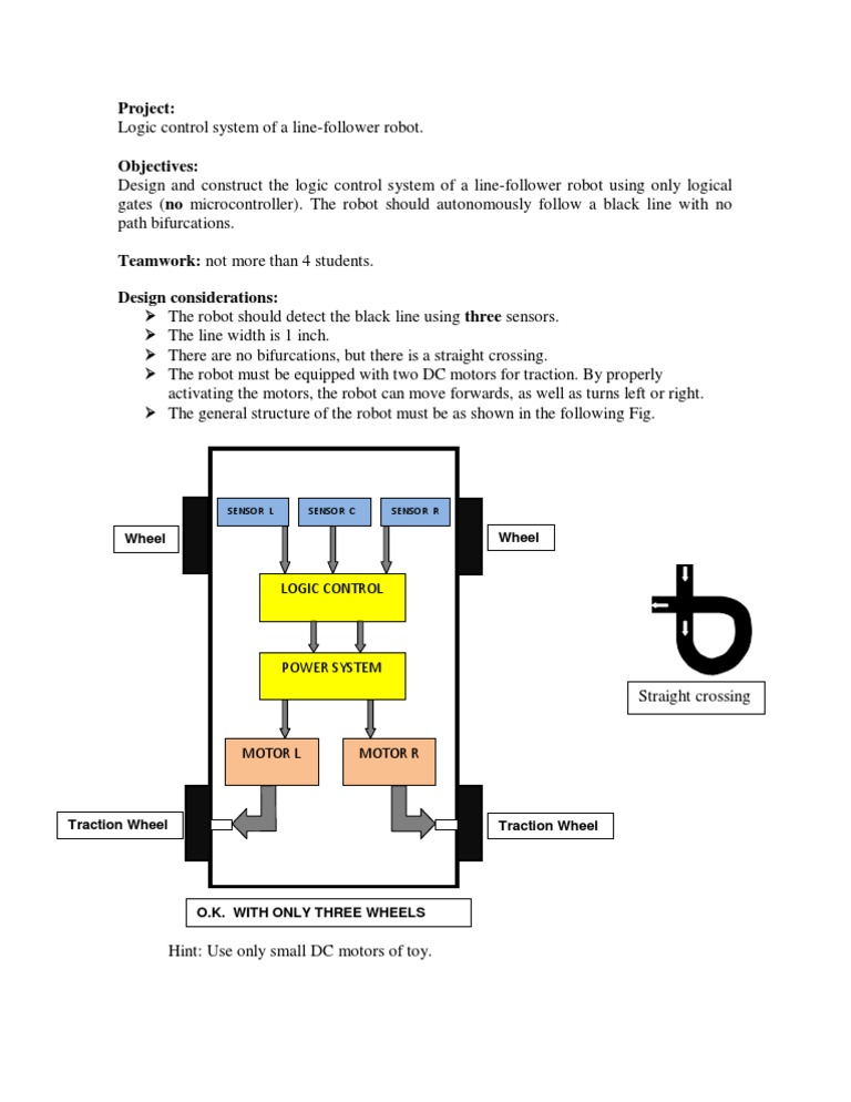 Line-Follower Robot Logic Control System | PDF