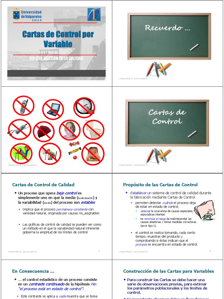 Cartas_de_Control_por_Variables.pdf | Estimador | Desviación Estándar