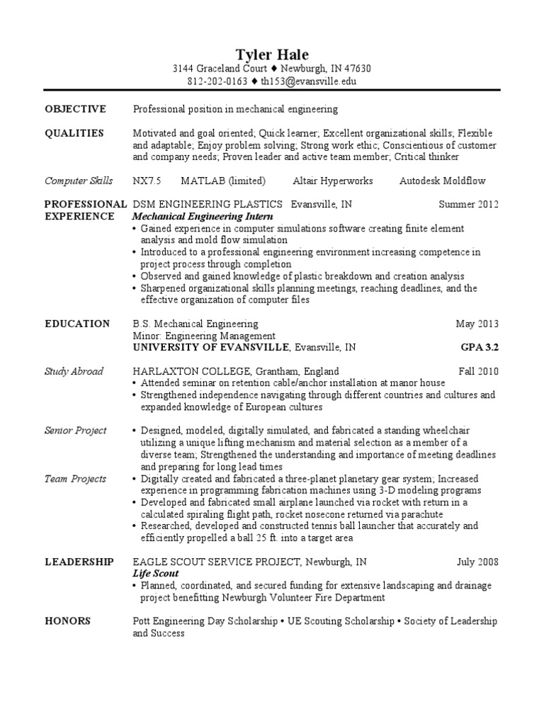 Tyler Hale Resume ME | PDF | Art | Computers
