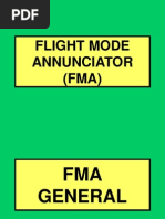 Flight Mode Annunciator (FMA) Overview | PDF | Aircraft | Aviation