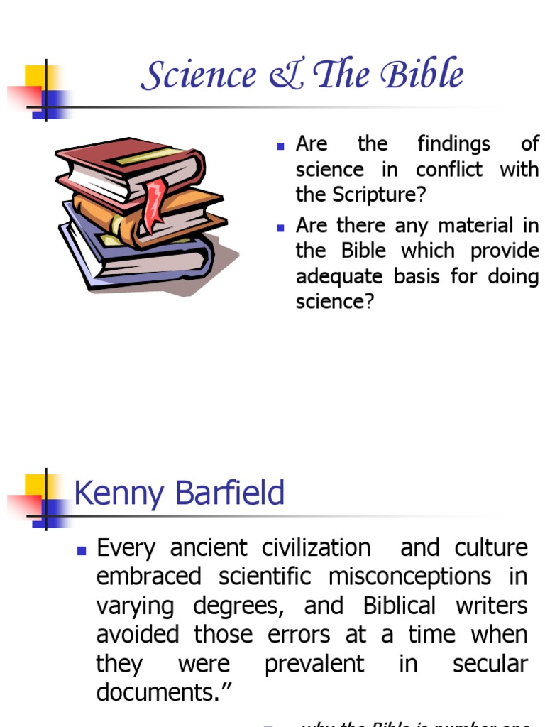 Science and The Bible | PDF | Genesis Flood Narrative | Universe