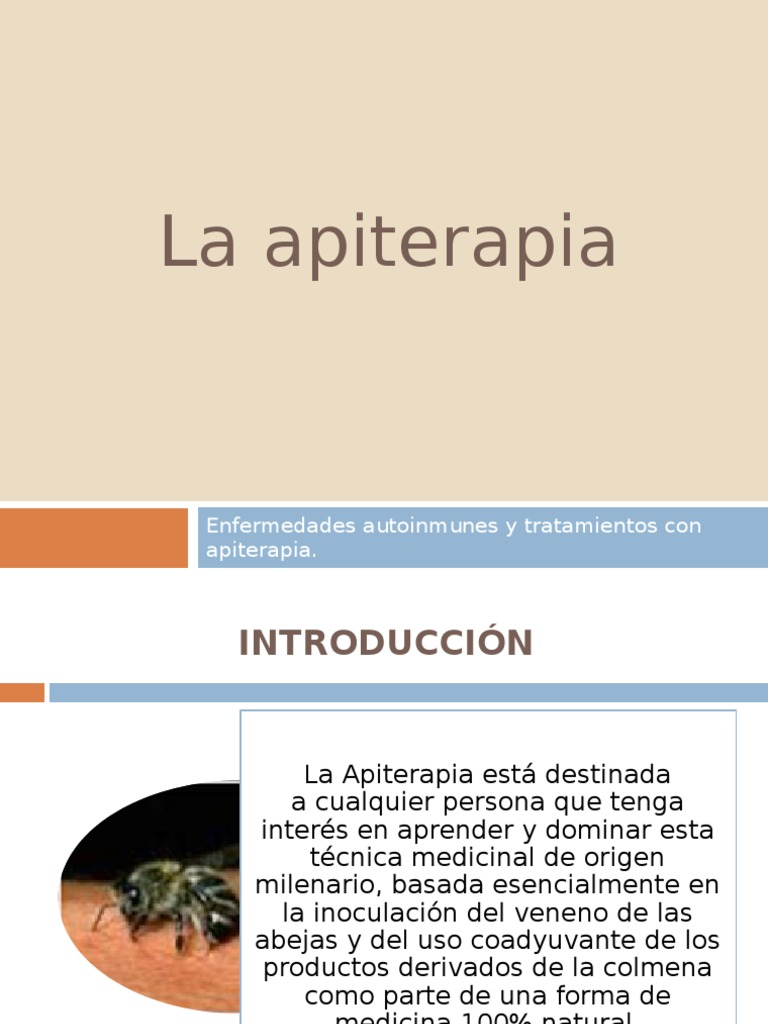 La Apiterapia... Trabajo | PDF | Inflamación | Hombro