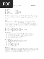 Honors American Lit Syllabus 2019-20 | PDF | Reading Comprehension ...