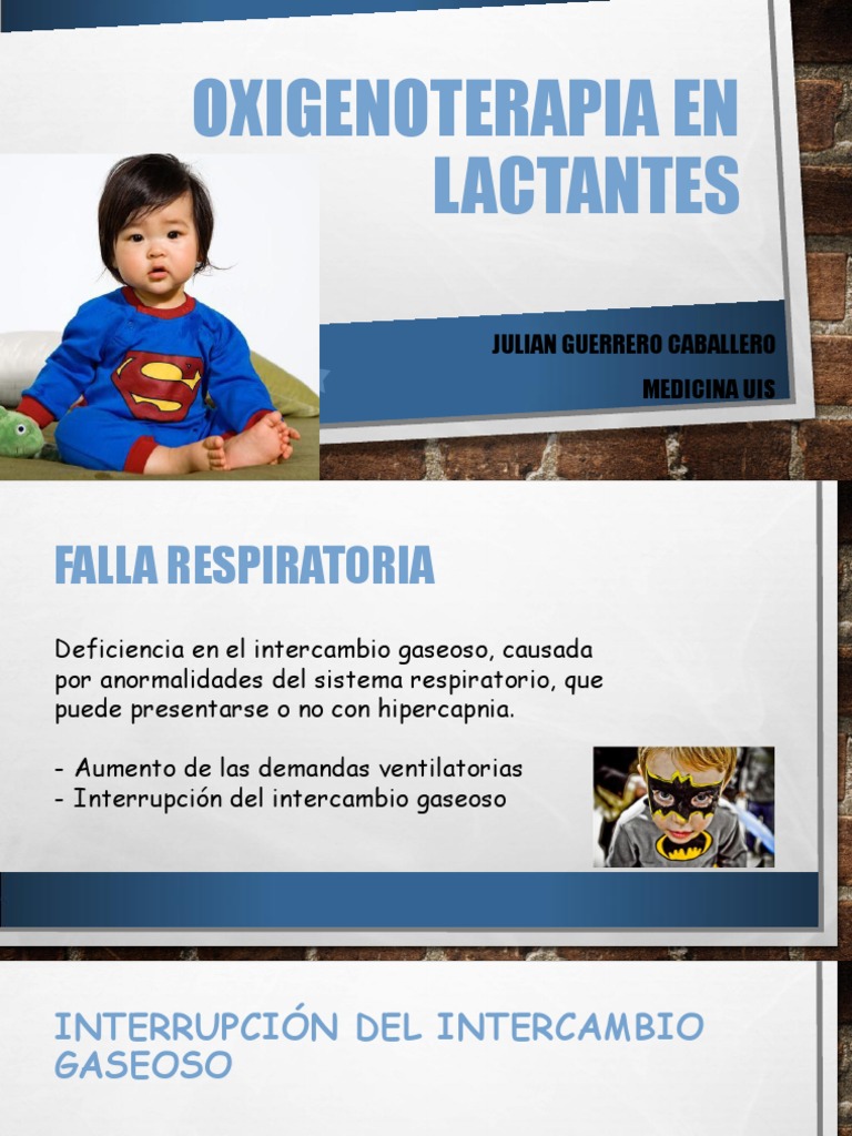 Oxigenoterapia en Lactantes | PDF | Sistema respiratorio | Respiración