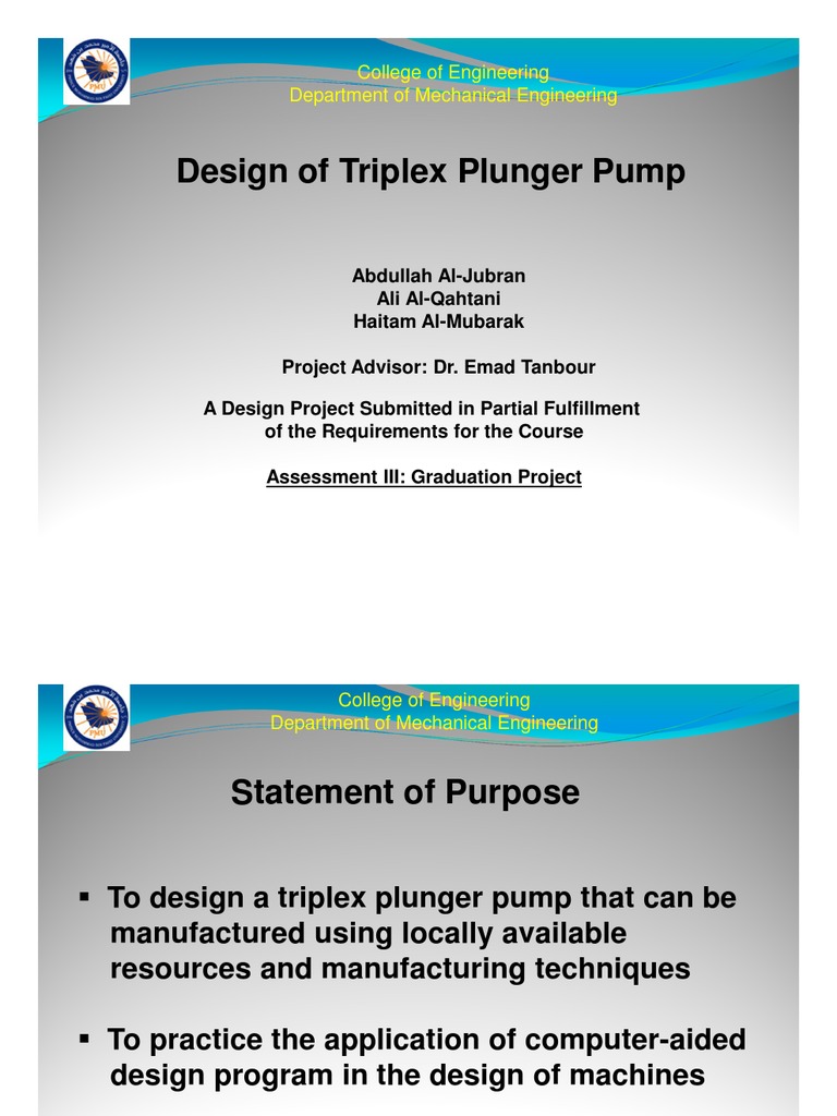 Triplex Pump Design PDF | PDF | Pump | Strength Of Materials