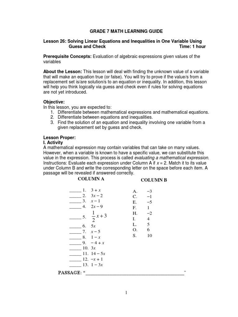 Math Gr. 7 Learner's Materials (Quarter 3) Oct. 18, 2012 | PDF ...
