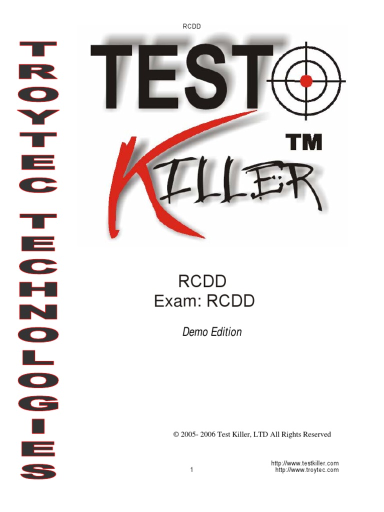 RCDD Practice Questions | PDF | Cable | Electrical Engineering