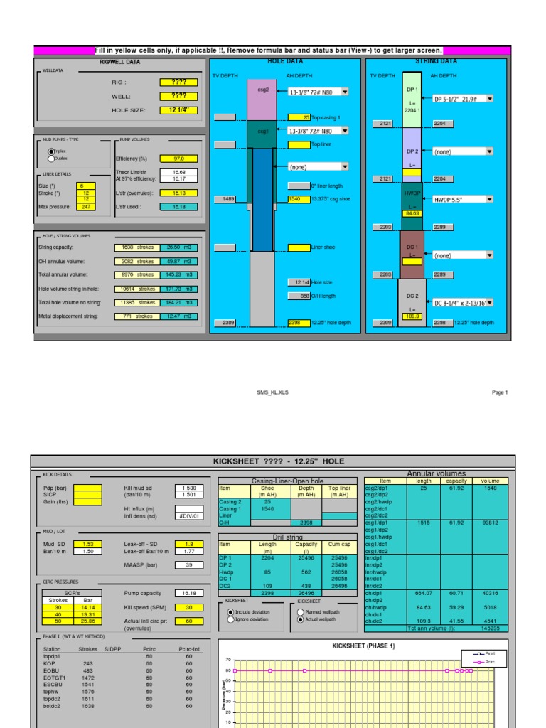 Well Data | PDF | Casing (Borehole) | Civil Engineering