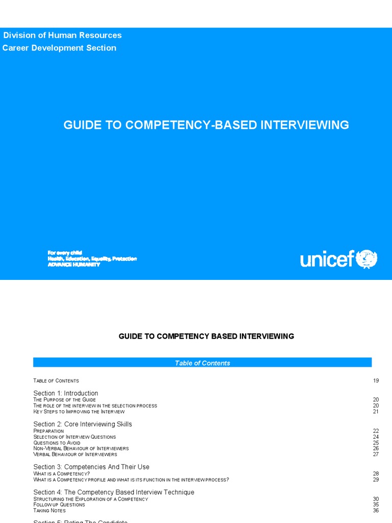 Competency Based Interviewing | PDF | Job Interview | Competence (Human Resources)