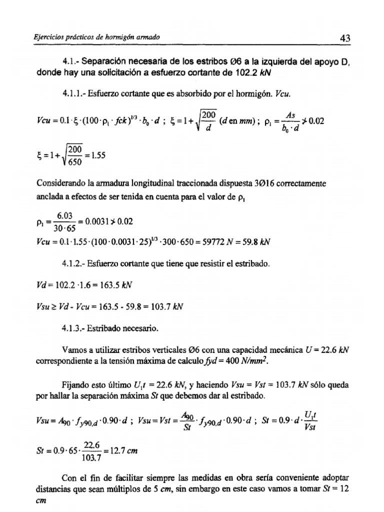 Problemas Resueltos Parte2 PDF | PDF | Pandeo | Hormigón