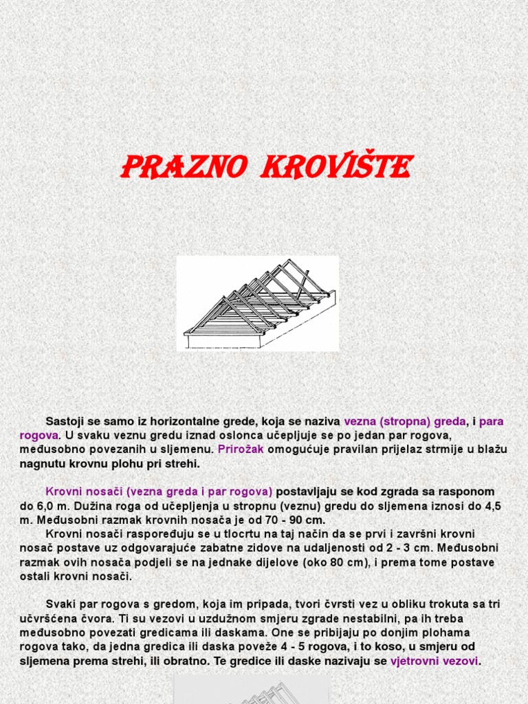 02.1 - Prazno Krovište, Krovište S Pajantom | PDF