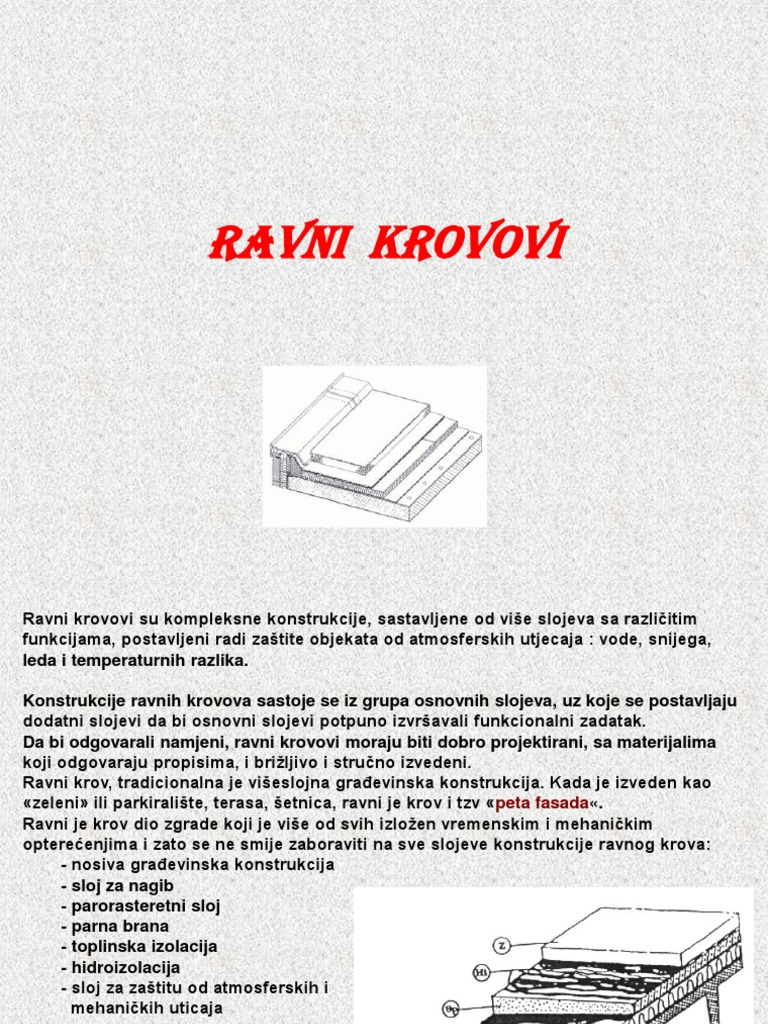 04 - Ravni Krovovi | PDF