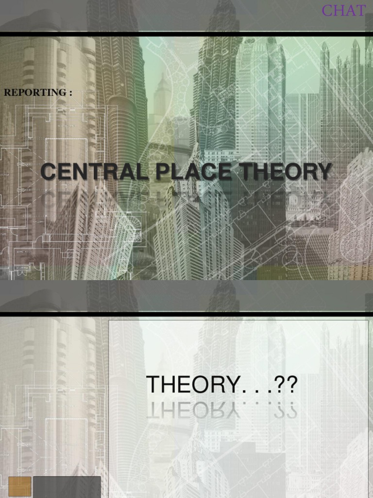 Central Place Theory | PDF | Economics | Economies