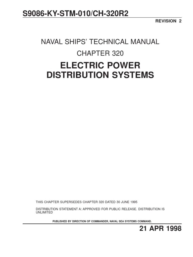 Ship Electric Power Distribution Systems | PDF | Mains Electricity ...