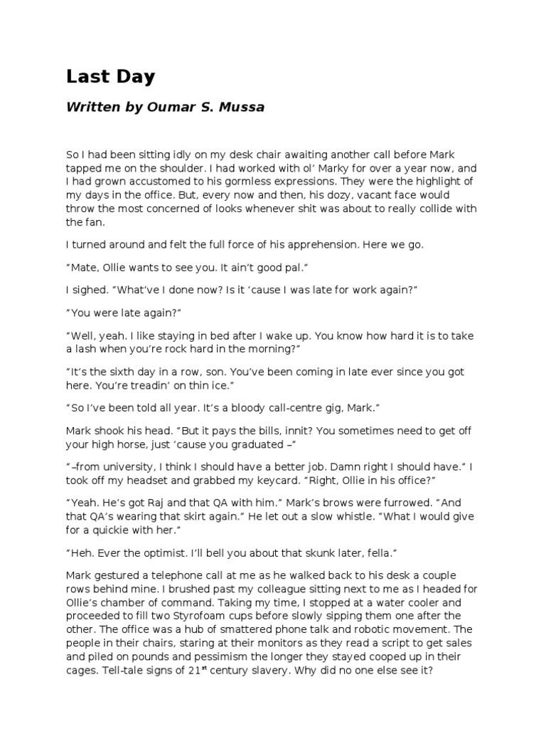 Last Day | PDF
