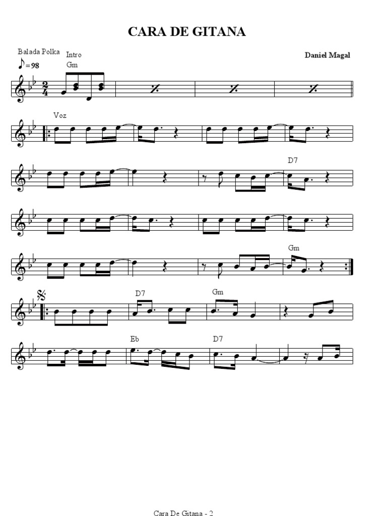 Cara de Gitana | PDF