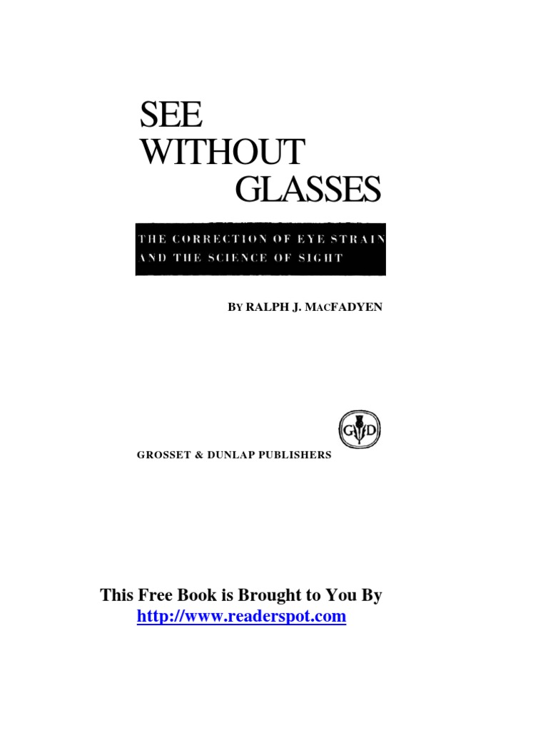 SEE WITHOUT Glasses Preview | PDF | Glasses | Visual Impairment