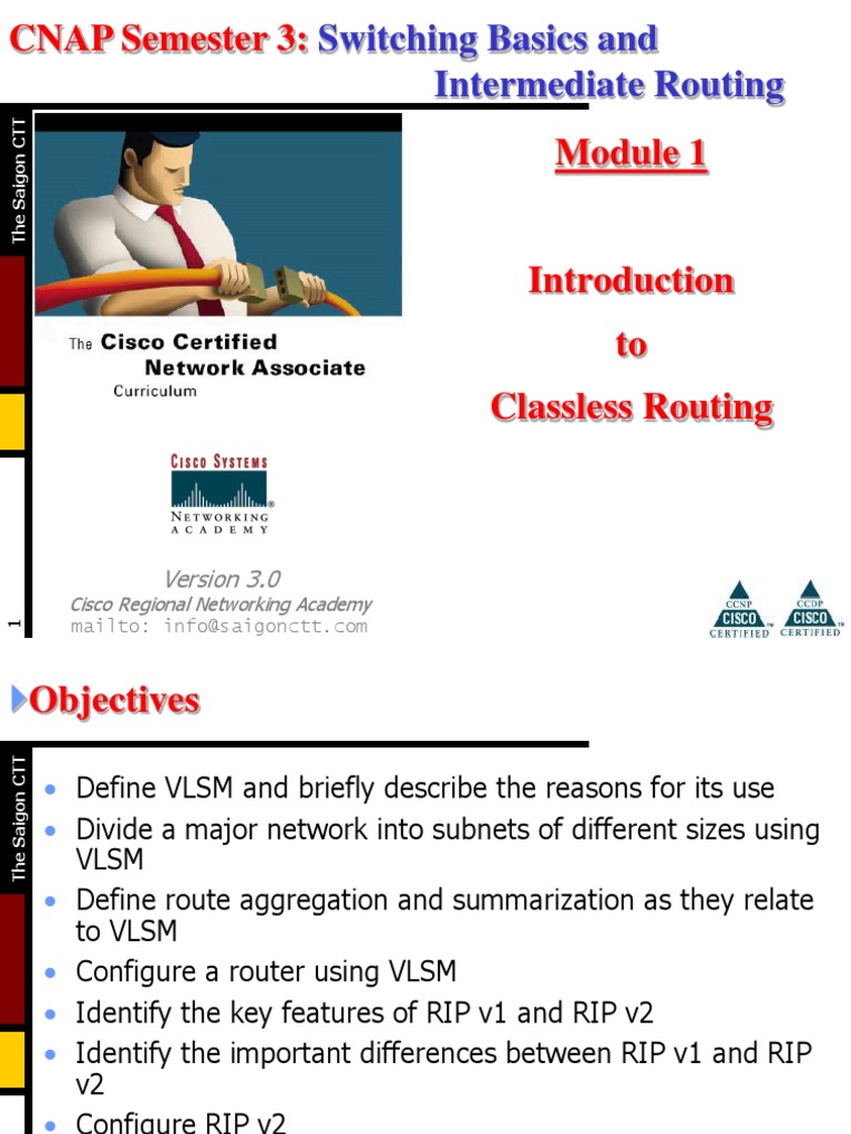 Switching Basics and Intermediate Routing: CNAP Semester 3 | PDF | Ip ...
