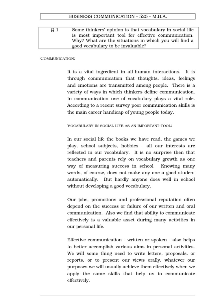 Business Communication Assignment | Nonverbal Communication | Public ...