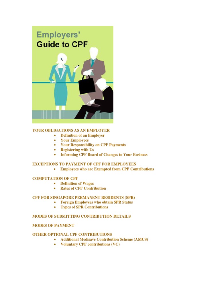 Employers Guide To CP F | PDF | Employment | Services (Economics)