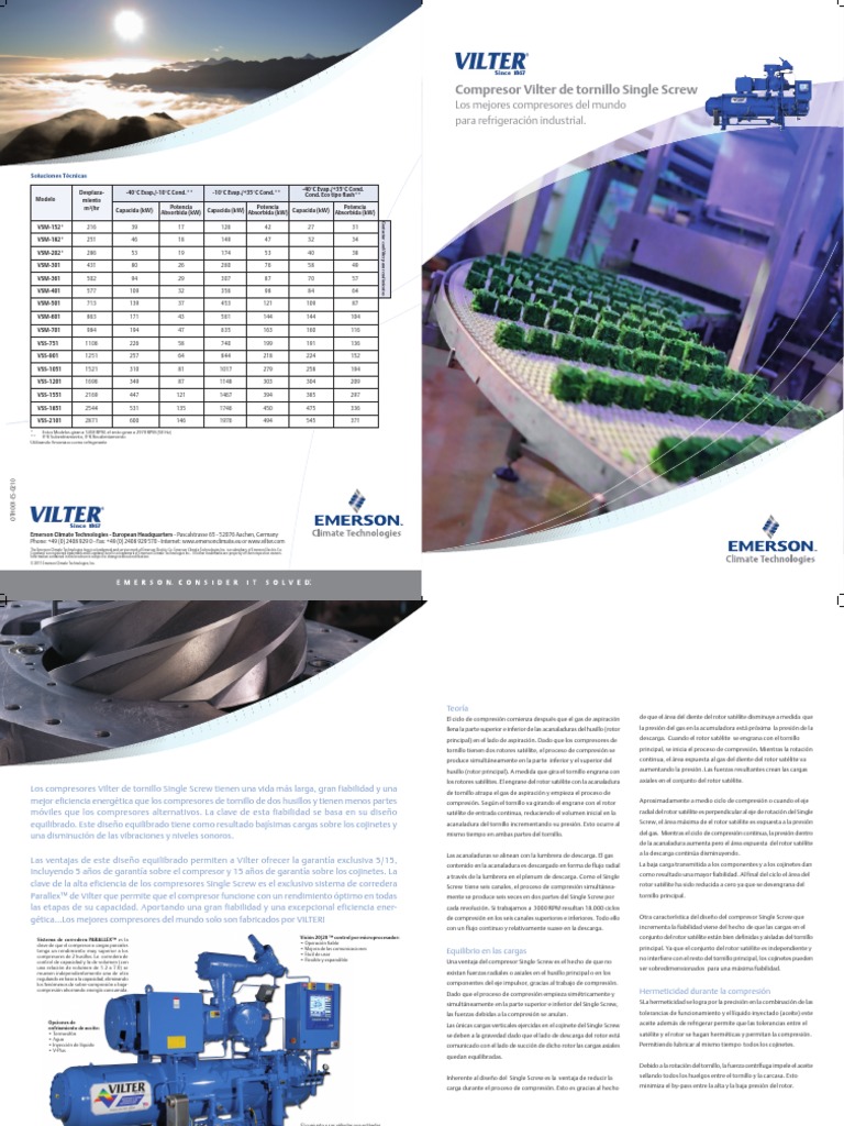Vilter | PDF | Compresor de gas | Ingeniería de confiabilidad