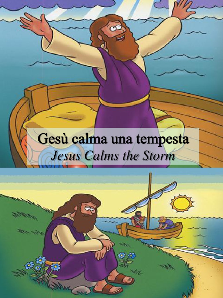 Gesù Calma Una Tempesta - Jesus Calms A Storm | PDF