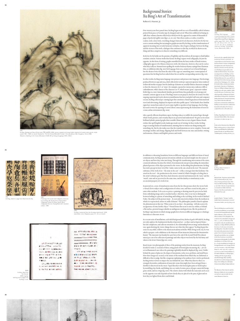 Xu Bing: Art and Transformation | PDF | Paintings | Landscape