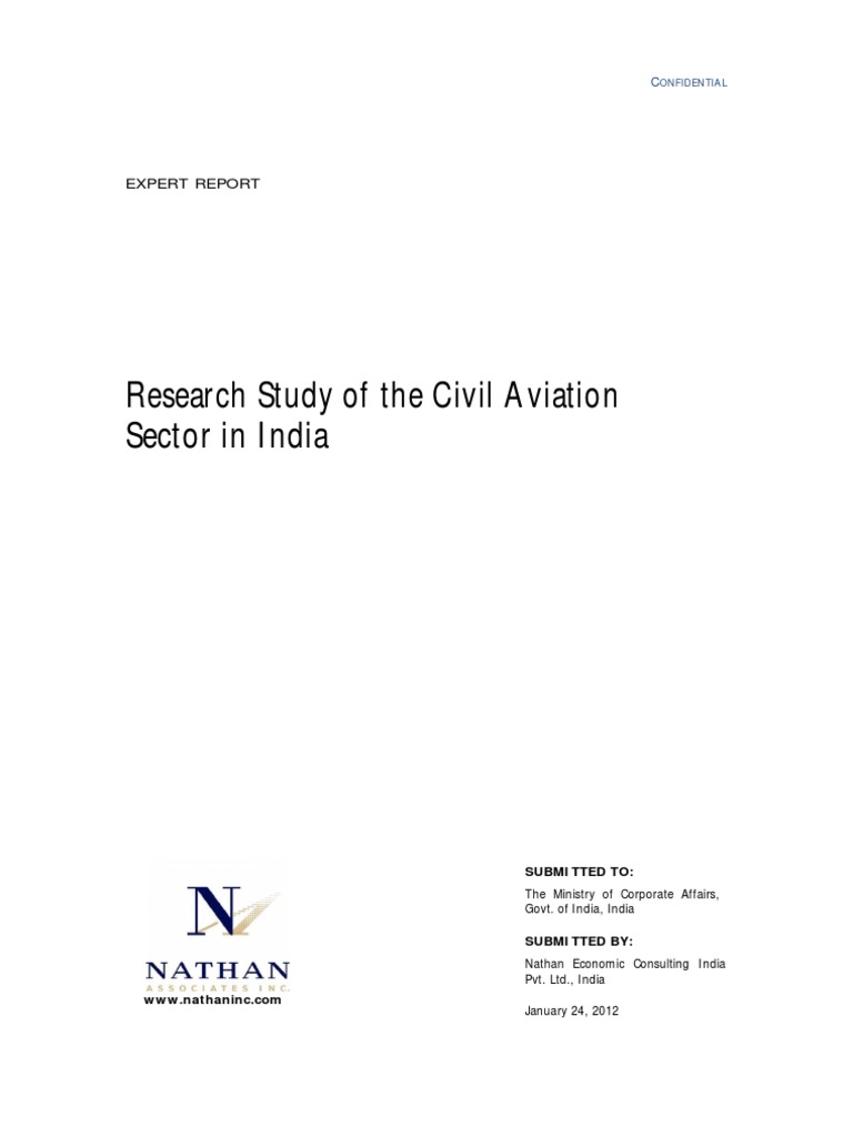 Civil Aviation Sector PDF | PDF